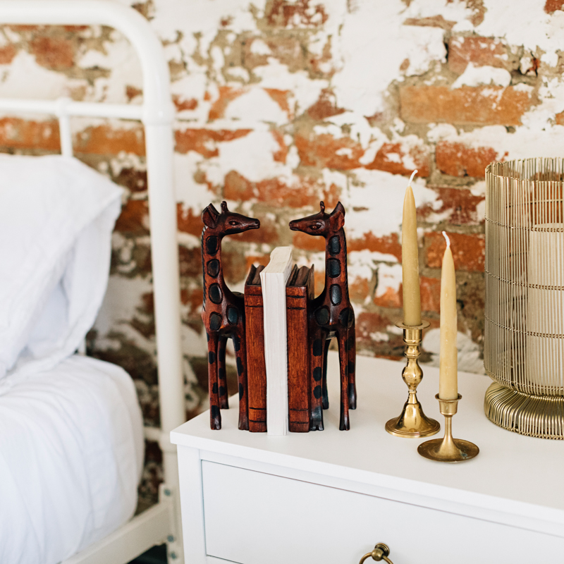 Hand Carved Giraffe Bookends – Azizi Life